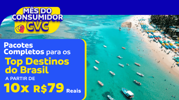 PACOTES COMPLETOS PARA OS TOP DESTINOS NACIONAIS – CVC AGENTES